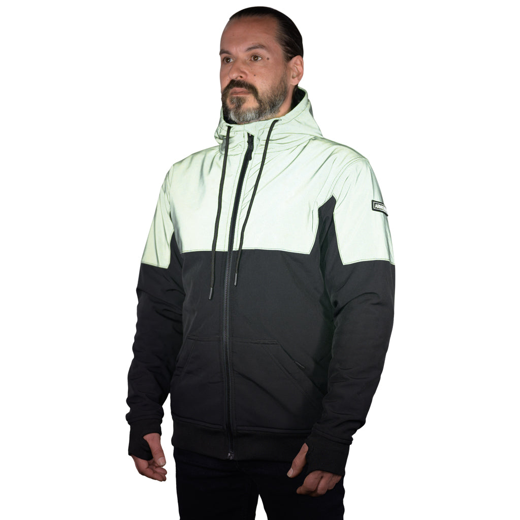 Black Reflective Jacket | Armored - LAZYROLLING